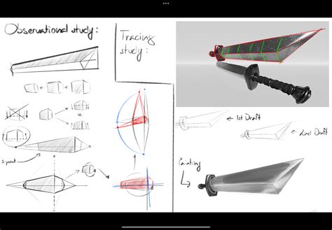 How To Draw Perspective Sword