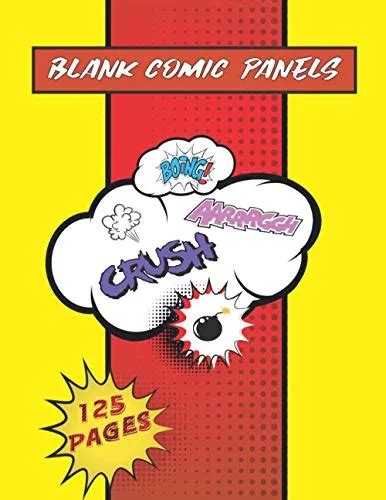 Blank Comic Panels Create Your Own Comic Strip Blank Comic Book Kit