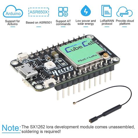 Makerfocus Lora Sx1262 Module 868 915 Mhz Lorawan Iot Development Boar