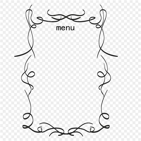 Food Menu Borders