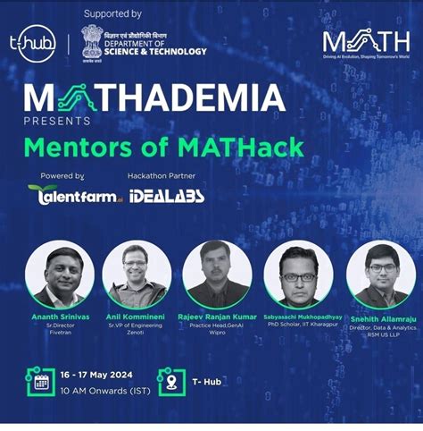 Ai Mentor For Hackathon By Talentfarm At T Hub Hyderabad T Hub Nurturing Potential Ai Startup