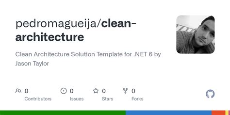 GitHub Pedromagueija Clean Architecture Clean Architecture Solution Template For NET By