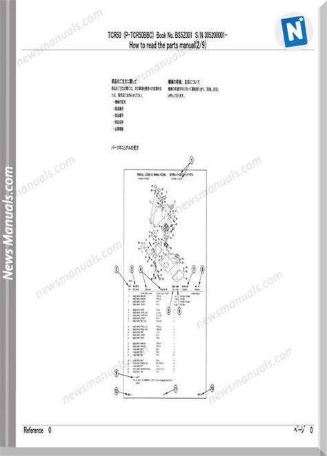 Takeuchi Dump Carrier Tcr50 Bs5c001 Parts Manual
