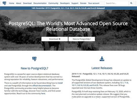 List Of Free And Open Source Databases Hosting Data