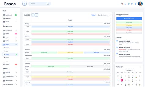 Dashboard Ui Design For Enterprise Planner Templates By Roman Kamushken For Setproduct On Dribbble