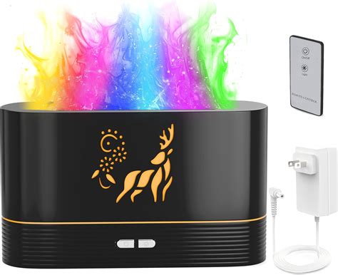 7 Colors Flame Diffuser Humidifier Silent Flame Humidifier