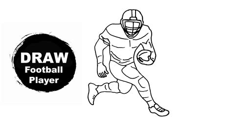 Easy Football Players Drawings