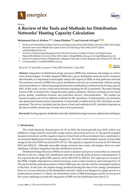 Pdf A Review Of The Tools And Methods For Distribution Networks