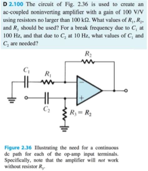Ac Coupling A Non Inverting Amplifier