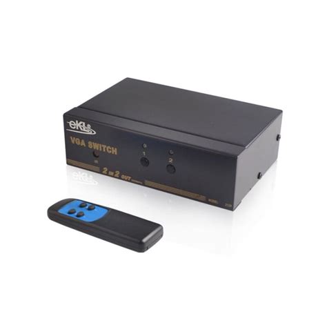 Vga Splitter Switch 2 Ports With Remote Control 2 Input 2 Outputvga Switch Box 2 In 2 Out For
