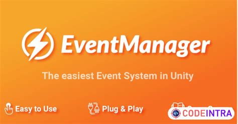 event manager utilities tools unity assets codeintra