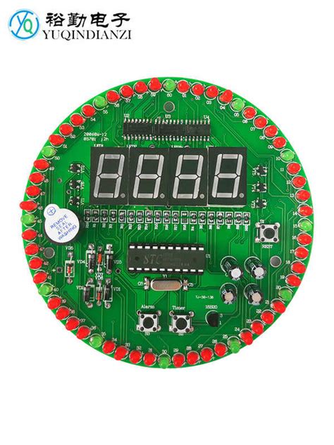 Assembly And Debugging Of 60s Rotating Electronic Clock Circuit 60