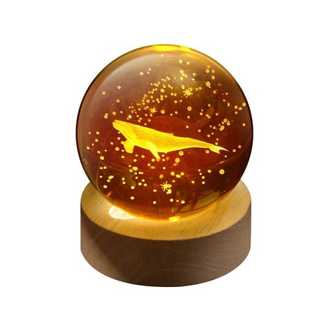 Mini Glob Decorativ Din Sticla Bluewhale Doty® Iluminat Design Creativ Usb Inclus Baza Din