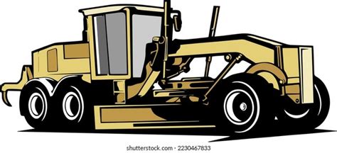Motor Grader Over 924 Royalty Free Licensable Stock Illustrations And Drawings Shutterstock
