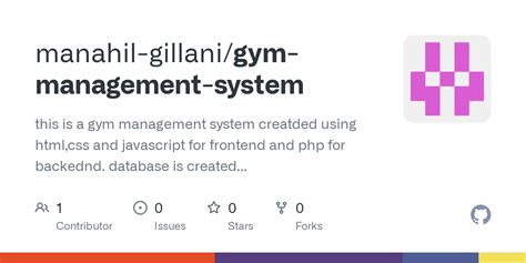 Github Manahil Gillanigym Management System This Is A Gym Management System Creatded Using