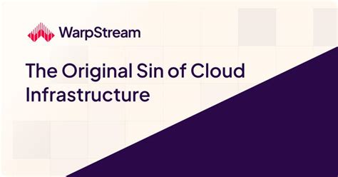 richard startin on linkedin the original sin of cloud infrastructure