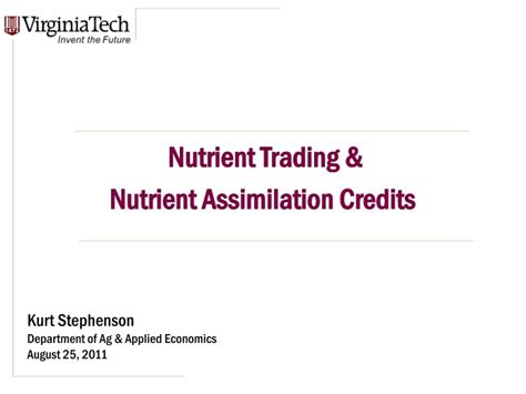 Ppt Nutrient Trading And Nutrient Assimilation Credits Powerpoint