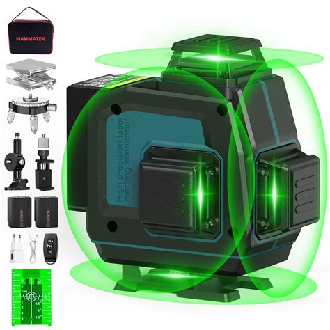 Laser Level 360 Self Leveling 4x3604d Green 16 Lines