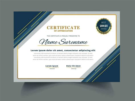 Computer Certificate Template Vector Art Icons And Graphics For Free