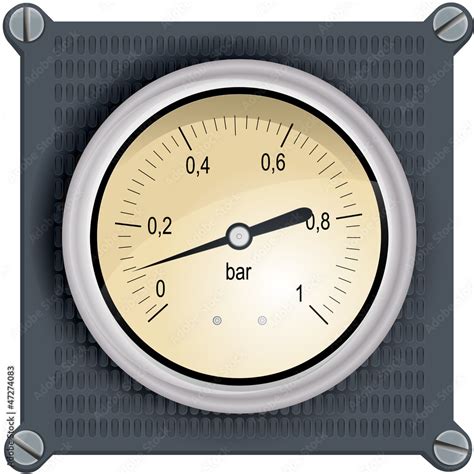 Analog Dashboard Bar Stock Vector Adobe Stock