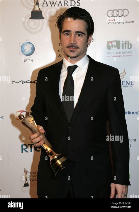 Colin Farrell With His Best Actor In A Lead Role Film Award At The