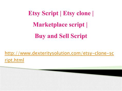 Etsy Script Etsy Clone Marketplace Script Buy And Sell Script By