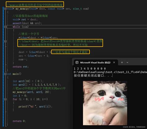 c语言内存函数 csdn博客