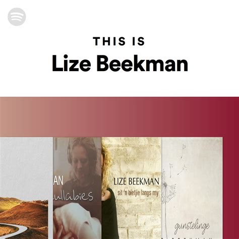 This Is Lize Beekman Spotify Playlist