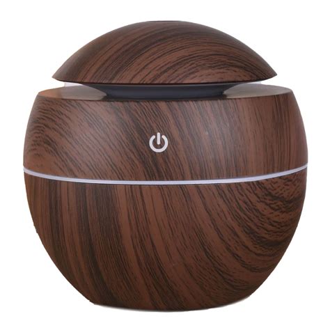 Wood Grain Humidifier Compact Portable 5v 2w Usb Humidifier For