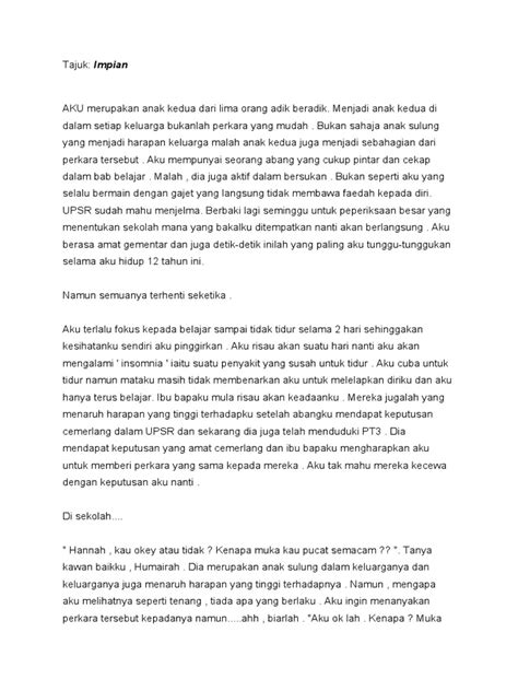 impian puteri nur batrisyia binti mohd jefry pdf