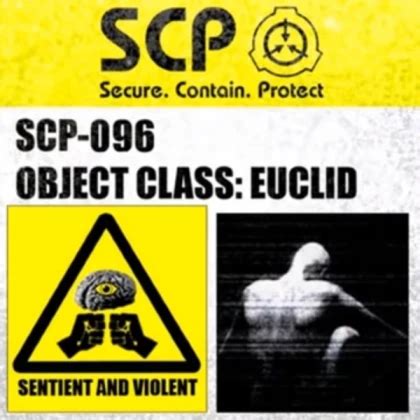Scp 096 Containment Label