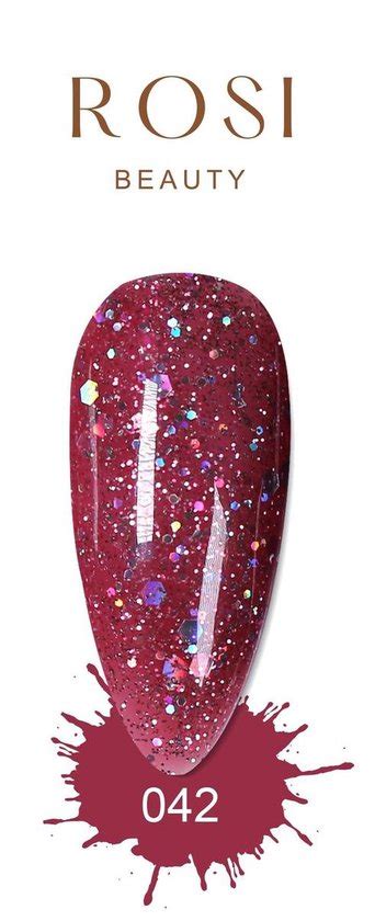 Rosi Beauty Gelpolish Gel Nagellak Gellak 10 Ml Uv And Led Rood