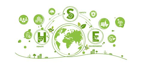 Hse Concept De Santé De Sécurité Et Denvironnement Avec Des Icônes