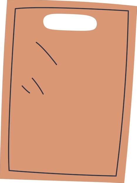 Tabla De Corte Rectangular Vector Premium