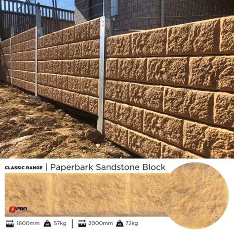 Qpro Concrete Sleeper Sandstone Paperbark Classic Range Unsealed 238