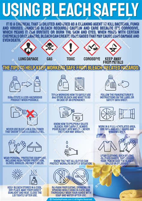 Clorox Bleach Material Safety Data Sheet Workplace Safety Tips