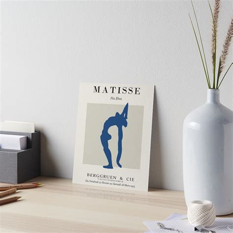 Henri Matisse Acrobat Blue Nude Matisse Cutouts Art Board Print