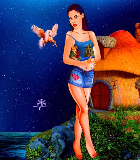 Apolonia Lapiedra Icono Arte Estilo Surrealismo By Arthurbladegensaku