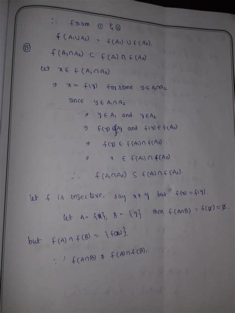 let f x→y be a map with a1 a2⊂x and b1 b2⊂y a prove f a1∪a2 f a1 ∪