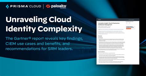 New Innovation Insight Ciem Report From Gartner® James Warne