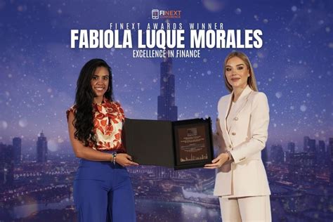 Fabiola Luque Morales Honored With Excellence In Finance Innovator Award At Finext Conference