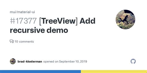 [treeview] add recursive demo · issue 17377 · mui material ui · github
