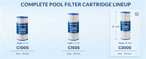 Swimara Pro Series Pool Filter Cartridge 3oz Trilobal