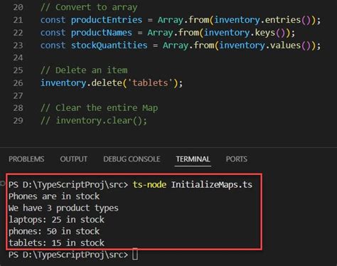 Initialize Maps In Typescript