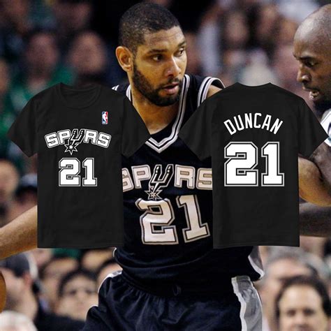 Nba T Shirt Jersey Tim Duncan San Antonio Spurs Lazada Ph