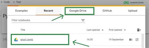 Getting Started With Google Colab | GeeksforGeeks