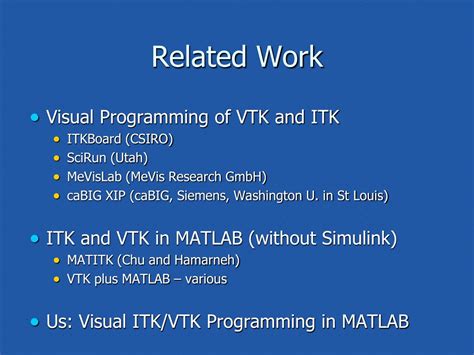 Ppt Simitk And Simvtk Itk And Vtk In Simulink Powerpoint Presentation Id348794