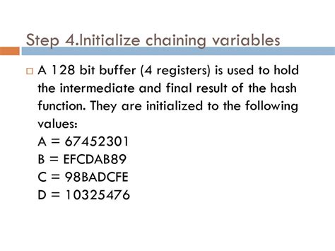 Md5 A Hash Algorithm Ppt Download