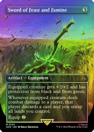 Sword Of Feast And Famine 124 Borderless Foil Troll And Toad