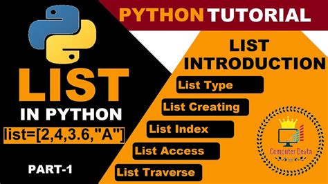Python List Tutorial In Hindi । List Introduction In Python । List In